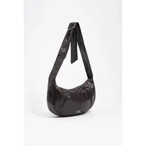 Bimba Y Lola Medium Shiny Moon Bag - Aubergine