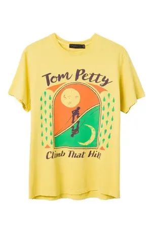 Junk Food Tom Petty Climb That Hill Graphic T-shirt - Dusty Citron