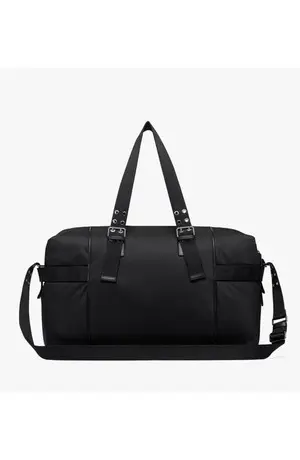 Mcm Ottomar Nova Weekender Bag In Monogram Econyl