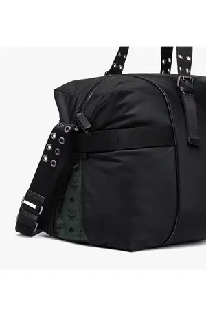 Mcm Ottomar Nova Weekender Bag In Monogram Econyl