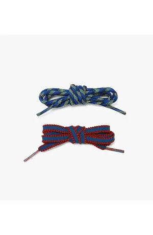 Mcm Shoelace And Charm Set