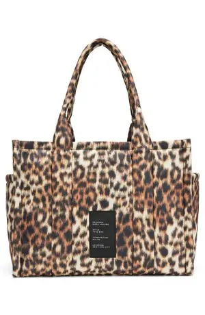 Marc Jacobs Large The Tote Bag Leopard Puffy Tote