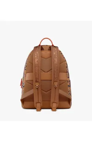 Mcm Medium Stark Backpack In Disco Visetos