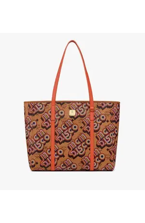 Mcm Medium Toni Top-zip Shopper In Visetos Monogram