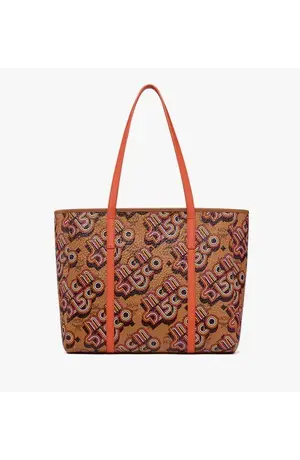 Mcm Medium Toni Top-zip Shopper In Visetos Monogram