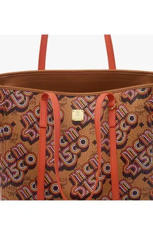 Mcm Medium Toni Top-zip Shopper In Visetos Monogram
