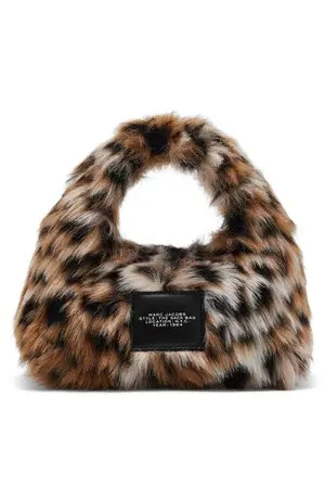 Marc Jacobs Micro Sack Faux Fur Crossbody Bag