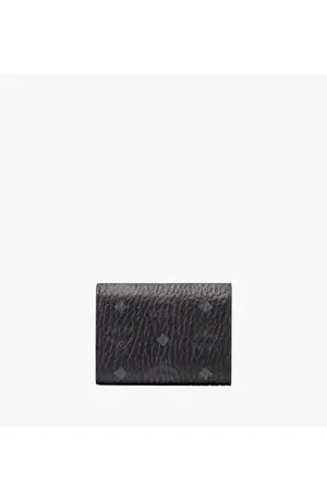 Mcm Tracy Three-fold Wallet In Visetos