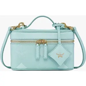 Mcm Mini Aren Vanity Case In Resetos Green