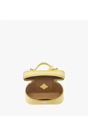 Mcm Mini Aren Vanity Case In Resetos - Yellow