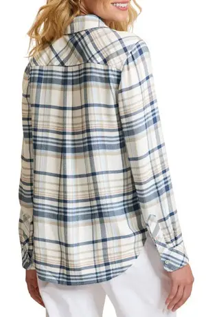 Tommy Bahama Alma Mar Plaid Flannel Shirt