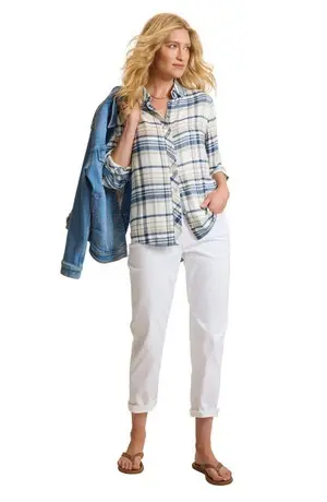 Tommy Bahama Alma Mar Plaid Flannel Shirt