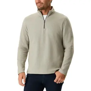 Robert Graham Draycott Quarter Zip Cotton Sweater - Sage