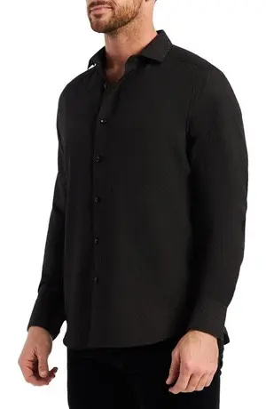 Robert Graham Devonshire Long Sleeve Button Front Shirt
