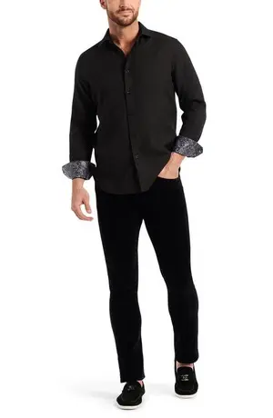 Robert Graham Devonshire Long Sleeve Button Front Shirt