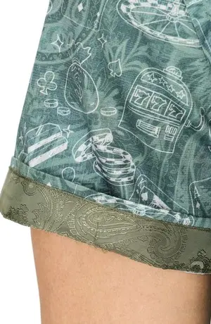 Robert Graham The Vault Short Sleeve Stretch Cotton Shirt