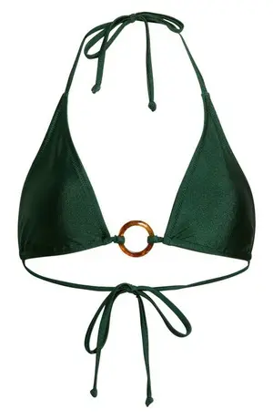 KULANI KINIS Ring Halter Bikini Top