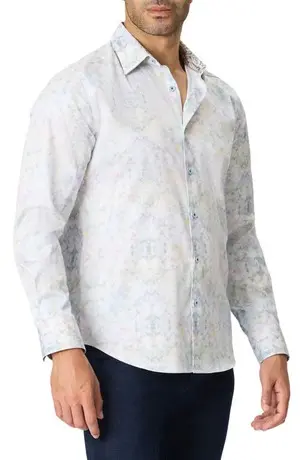 Robert Graham Dewitt Long Sleeve Button Front Shirt - Multi