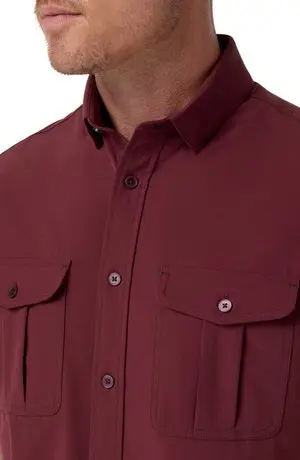 Mizzen+main Leeward Tailgate Short Sleeve Performance Button-up Shirt