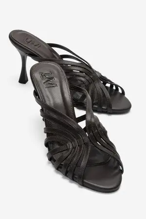 PROLOGUE SHOES Olivera Stiletto Sandal Brown