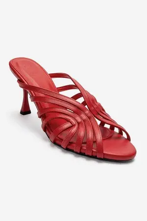 PROLOGUE SHOES Olivera Stiletto Sandal Red