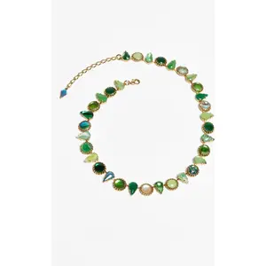 VESPER OBSCURA Layering Glass Choker - Salad