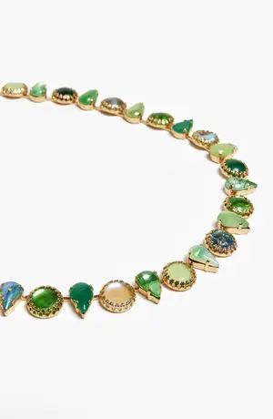 VESPER OBSCURA Layering Glass Choker - Salad