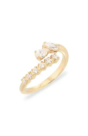 SWAROVSKI Mesmera Cubic Zirconia Open Ring - Whi/gos