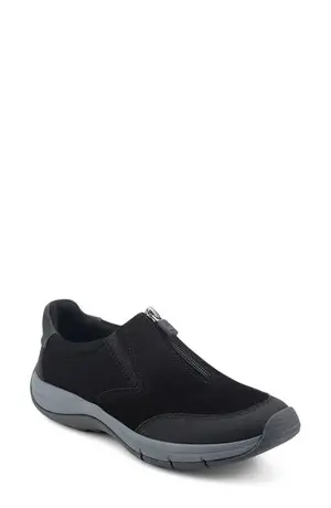 Easy Spirit Brynlee Zip-up Sneakers - Black