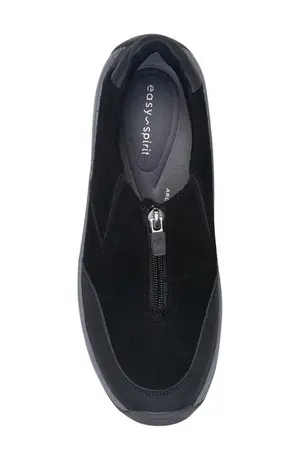 Easy Spirit Brynlee Zip-up Sneakers - Black