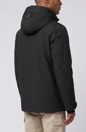 POINT ZERO Hooded Microfiber Jacket With Heat-sealed Pockets