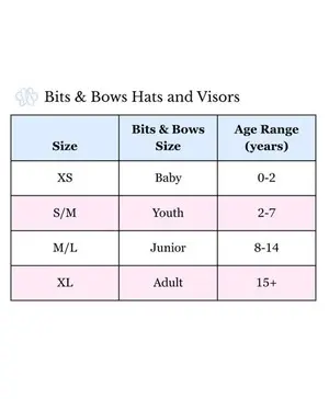 BITS & BOWS Football Bow Baseball Hat