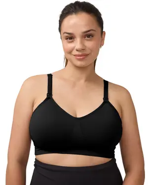 Ingrid & Isabel® Cooling Do-it-all Nursing Pumping Maternity Bra - Black