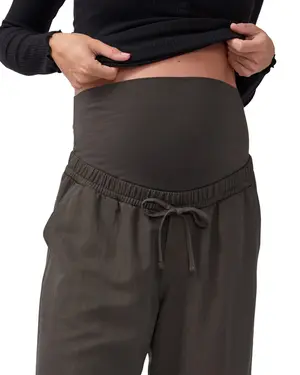 Ingrid & Isabel® Over Belly Wide Leg Maternity Pant