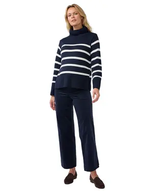 Ingrid & Isabel® Stretch Cord Ankle Maternity Pant - Navy