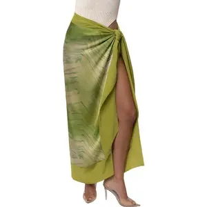 JLUXLABEL Bahía Wrap Skirt - Green