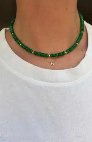 CUFFED BY NANO 14k Gold Filled Beaded Necklace