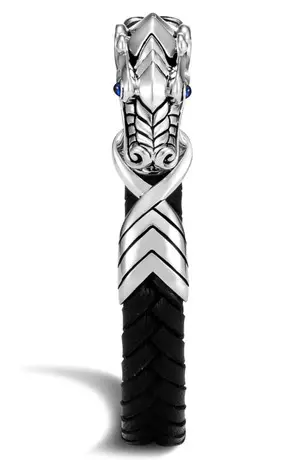 John Hardy Legends Naga Leather Bracelet