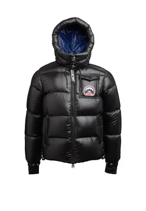 JACK1T Quilted Hooded Down Puffer Jacket