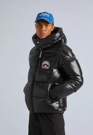 JACK1T Quilted Hooded Down Puffer Jacket