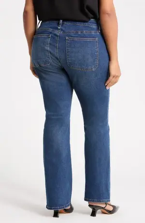 Kut From The Kloth Natalie Patch Pocket Mid Rise Flare Jeans