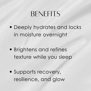 ELVIS+ELVIN Hydravita Overnight Glow Mask