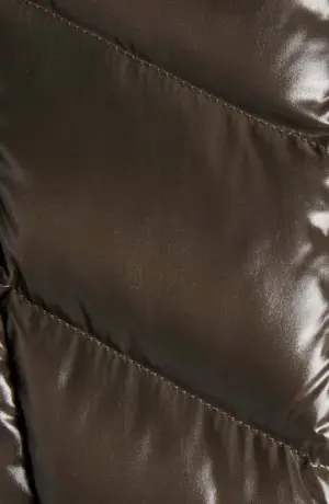Moncler Fulmar Down Puffer Jacket With Faux Fur Trim