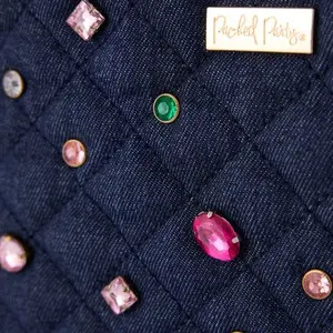 PACKED PARTY Denim And Multi-color Gemstones Adult Lunchbox