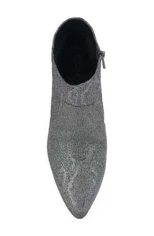 Jessica Simpson Nerix Croc Embossed Platform Bootie - Pewter