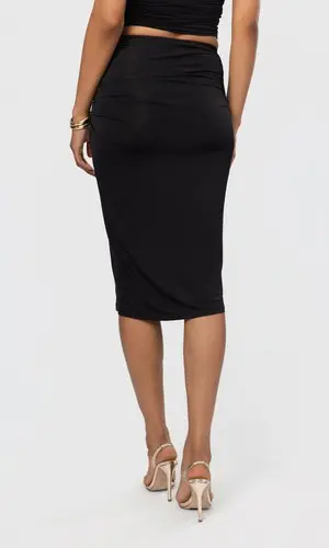 Generation Love Lilian Sheen Jersey Skirt - Black