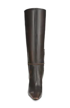 Sam Edelman Sylvia Moto Leather Knee High Boot