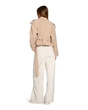 BELLE & BLOOM Fast Car Cropped Trench