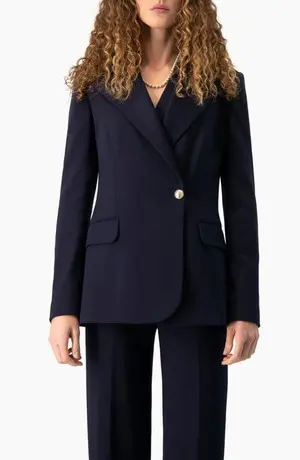 IVONNE Tailored Single-breasted Blazer