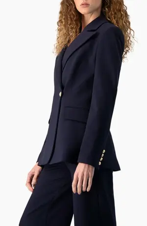 IVONNE Tailored Single-breasted Blazer